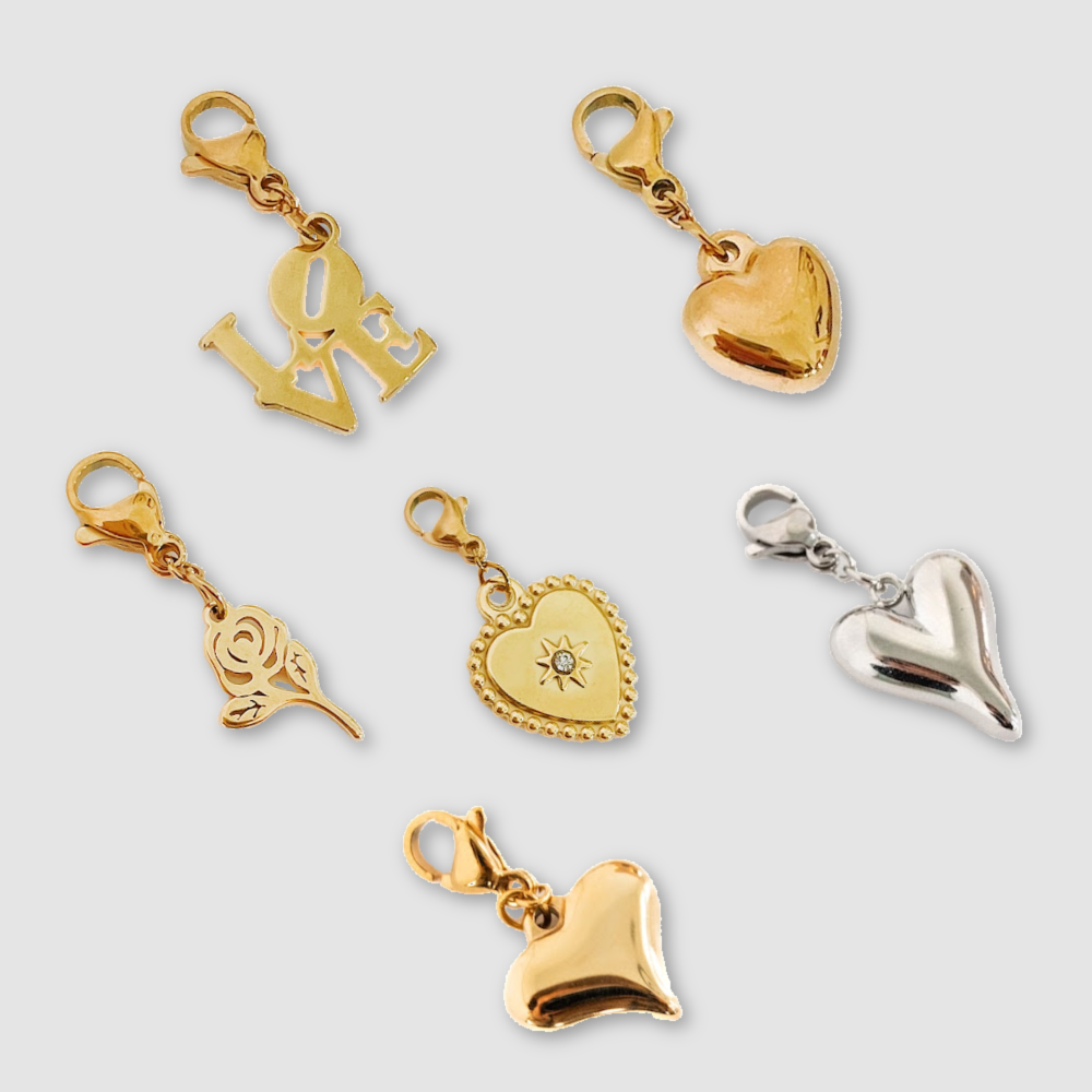 Love Collection Charm Bar Charms - WATERPROOF – Pretty Simple