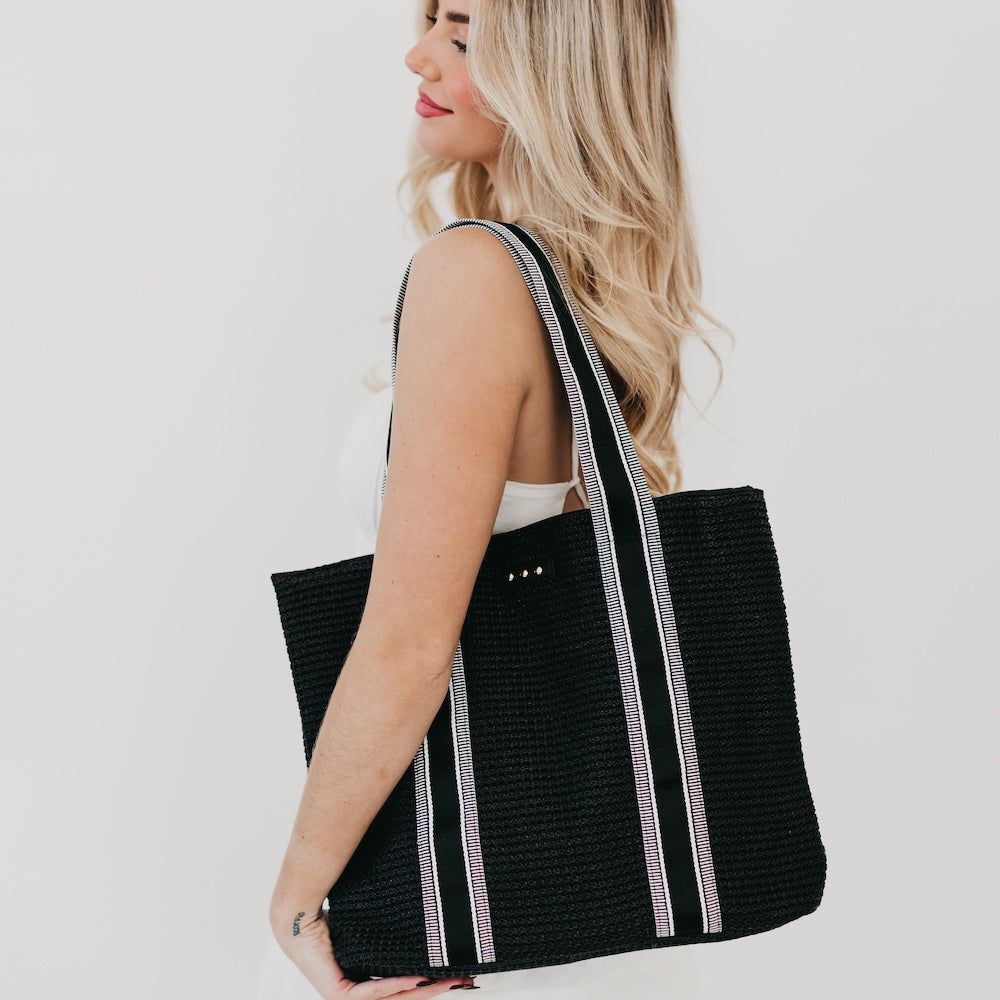 Ruby Raffia Tote Bag – Pretty Simple