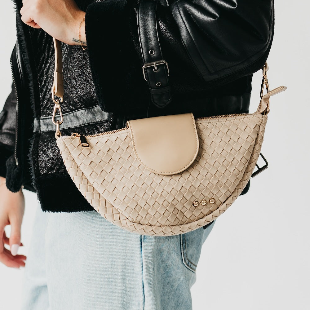 Selena Suede Flap Crossbody – Pretty Simple